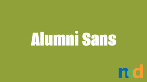 Free Font Friday: Alumni Sans | Sessions College